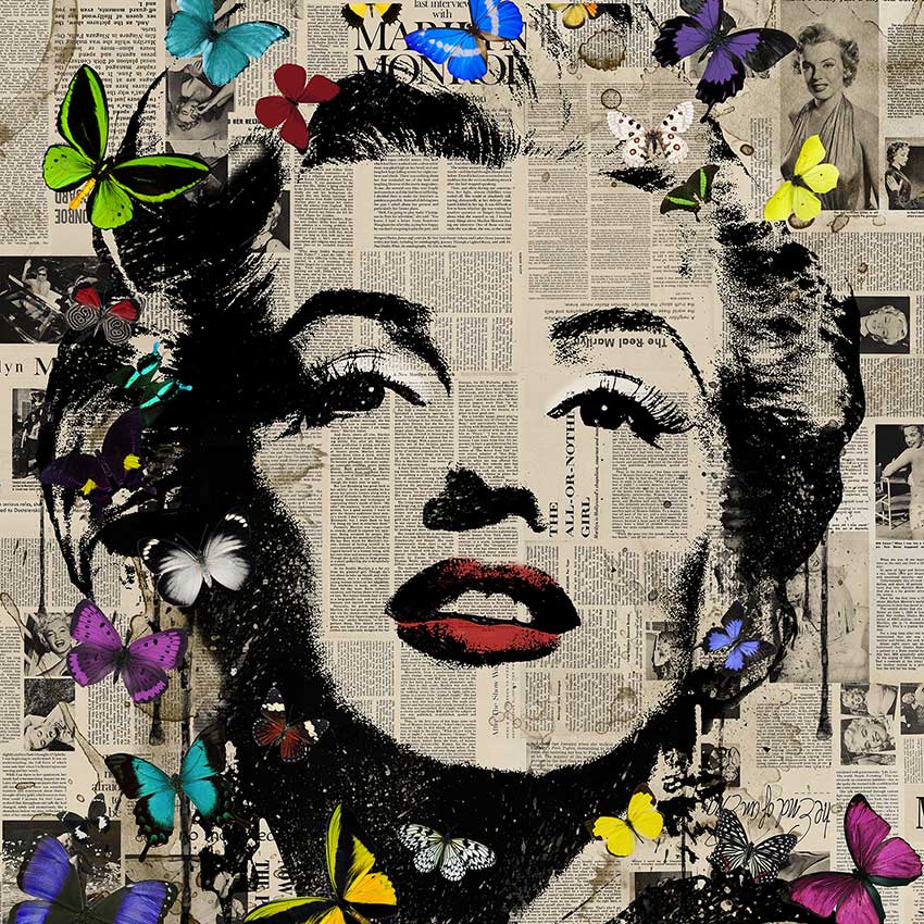 VeeBee Art & Design - VeeBee Marilyn Monroe Butterflies 3